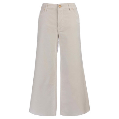 Women's Kut From The Kloth Meg High Rise Fab Ab Wide Leg Pant - Ecru ...