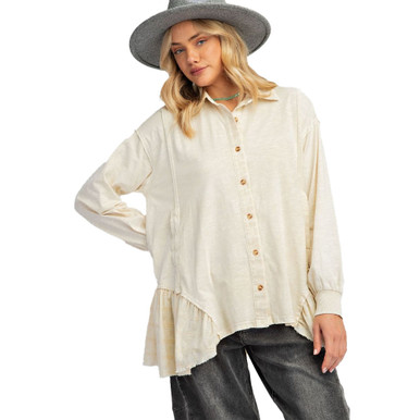 Women's Easel Mineral Washed Tunic Shirt | Eagle Eye Outfitters