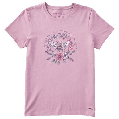 Women's Life Is Good Dreamy Bee Happiness T-Shirt | Eagle Eye Outfitters