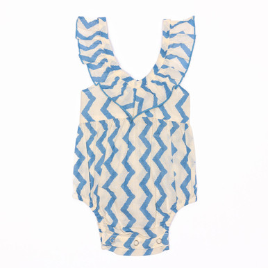 Infant/Toddler Girls' Yo Baby Chevron Bubble | Eagle Eye Outfitters