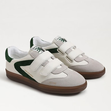 Women's Sam Edelman Talia Velcro Strap Sneaker - Optic White Pine ...