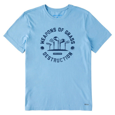 Men's Life Is Good Clean Weapons Of Grass T-Shirt | Eagle Eye Outfitters