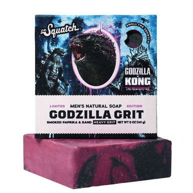 Dr. Squatch Godzilla x King Kong: Godzilla Grit Bar Soap | Eagle Eye ...