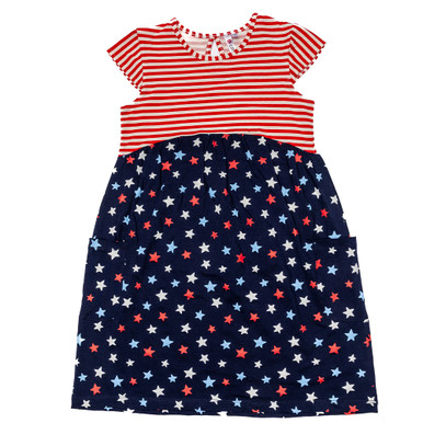Girls' Globaltex Kids Stars and Stripes Dress | Eagle Eye Outfitters