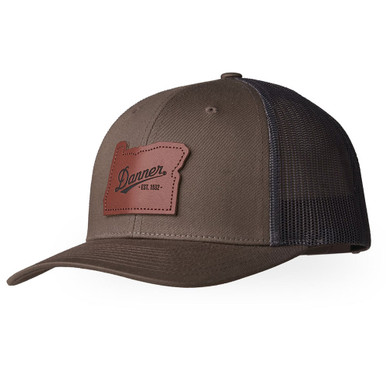 Men's Danner Oregon Patch Trucker Hat - Green Brown | Eagle Eye Outfitters