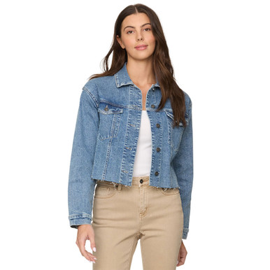 Women's Flag & Anthem Sidney Cropped Denim Jacket | Eagle Eye Outfitters