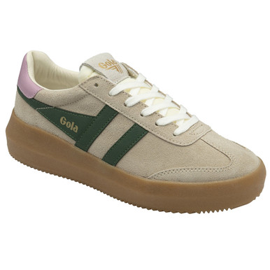 Women's Gola Athena Sneakers - Bone Evergreen | Eagle Eye Outfitters