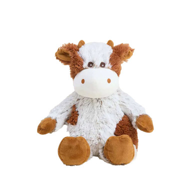 Warmies Cinnamon Latte Cow Stuffed Animal | Eagle Eye Outfitters
