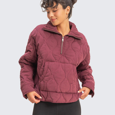 Women's Double Zero Quilted Quarter Zip Pullover | Eagle Eye Outfitters