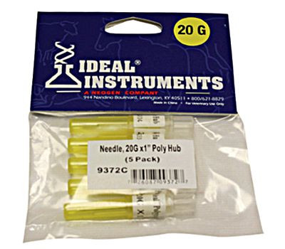 Needle - Poly Hub 20G x 1" 5 pk - The Farm Store