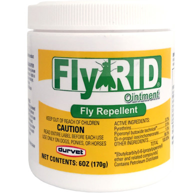 Durvet Fly-Rid Ointment 6 oz - Effective Fly Repellent for Livestock ...