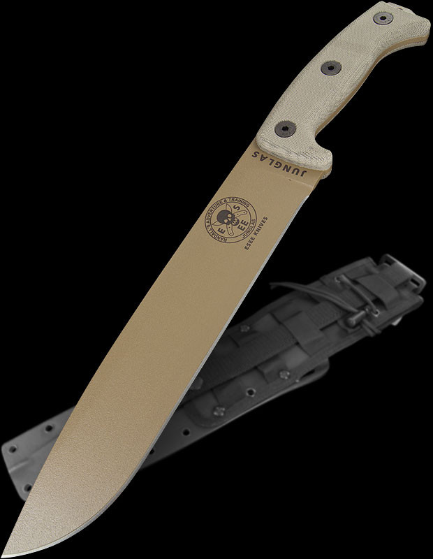 Esee Junglas Dark Earth Esee Knives Survival Knife
