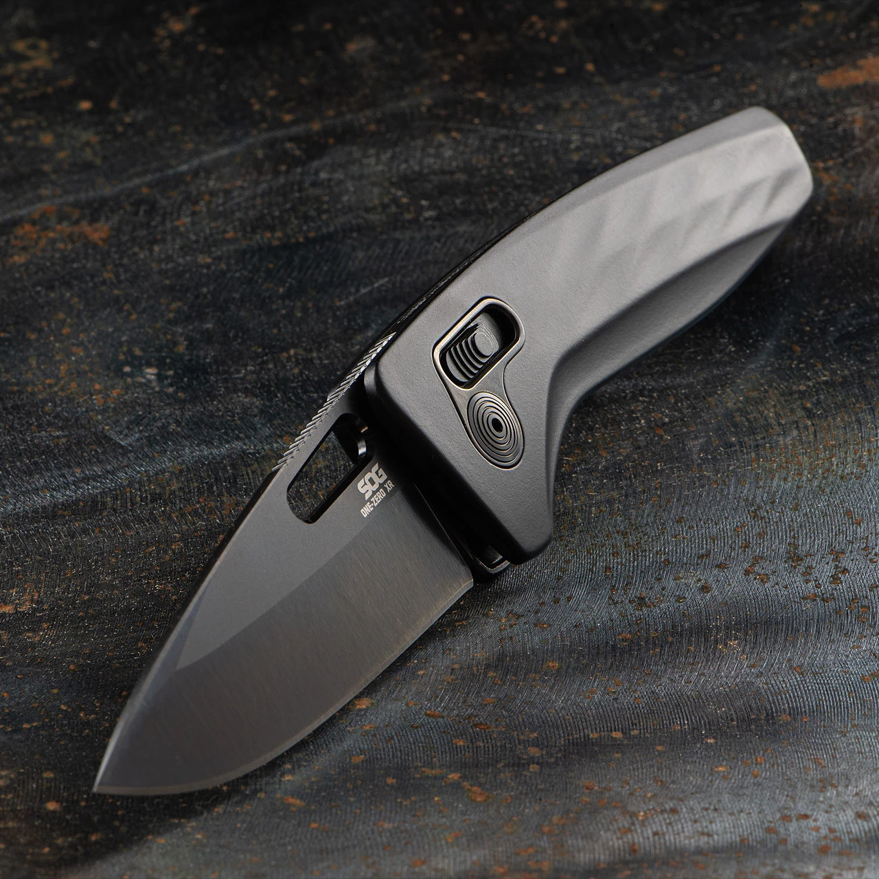 SOG One-Zero XR Black Folding Knife - Outdoor Gear, Camping Tools ...