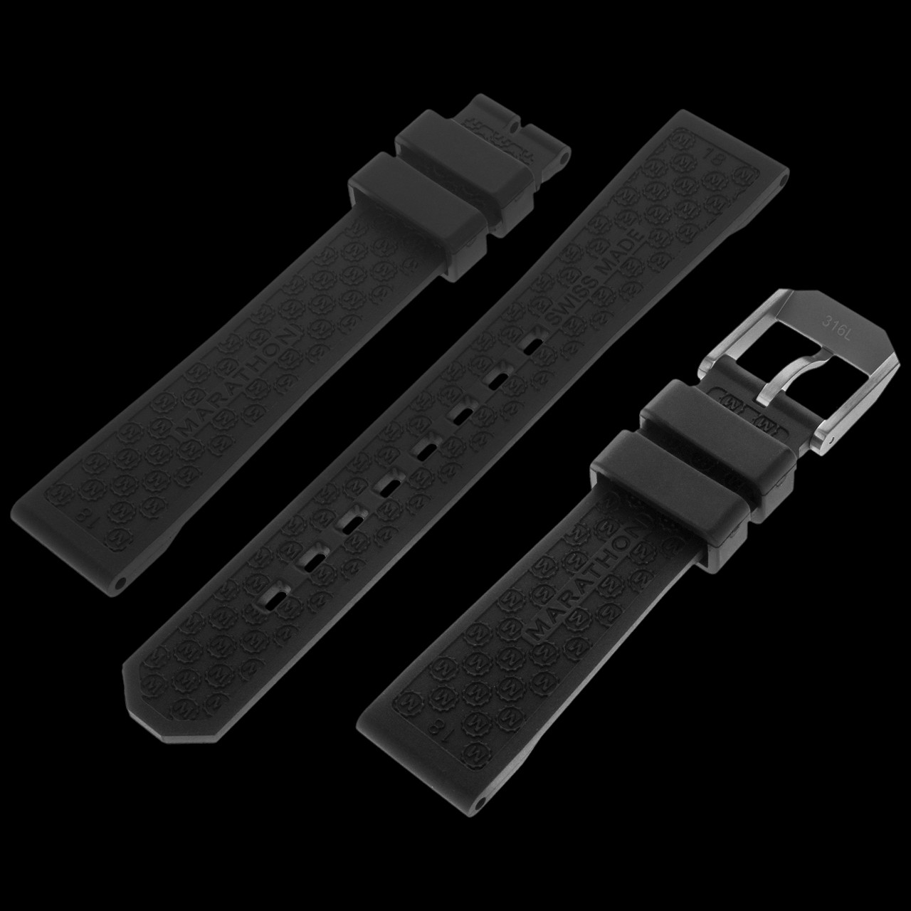 Marathon Rubber Dive Strap 18mm | Heinnie Haynes
