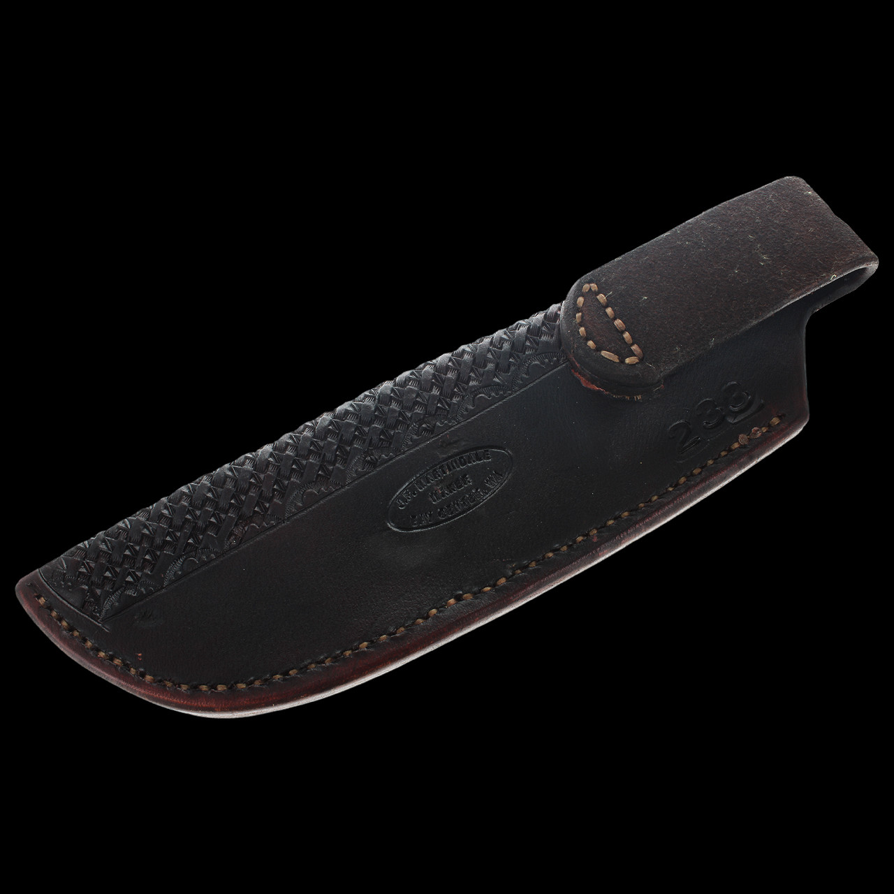 Jim Martindale Nessmuck Hunter Amber Stag Custom Knife | Heinnie Haynes