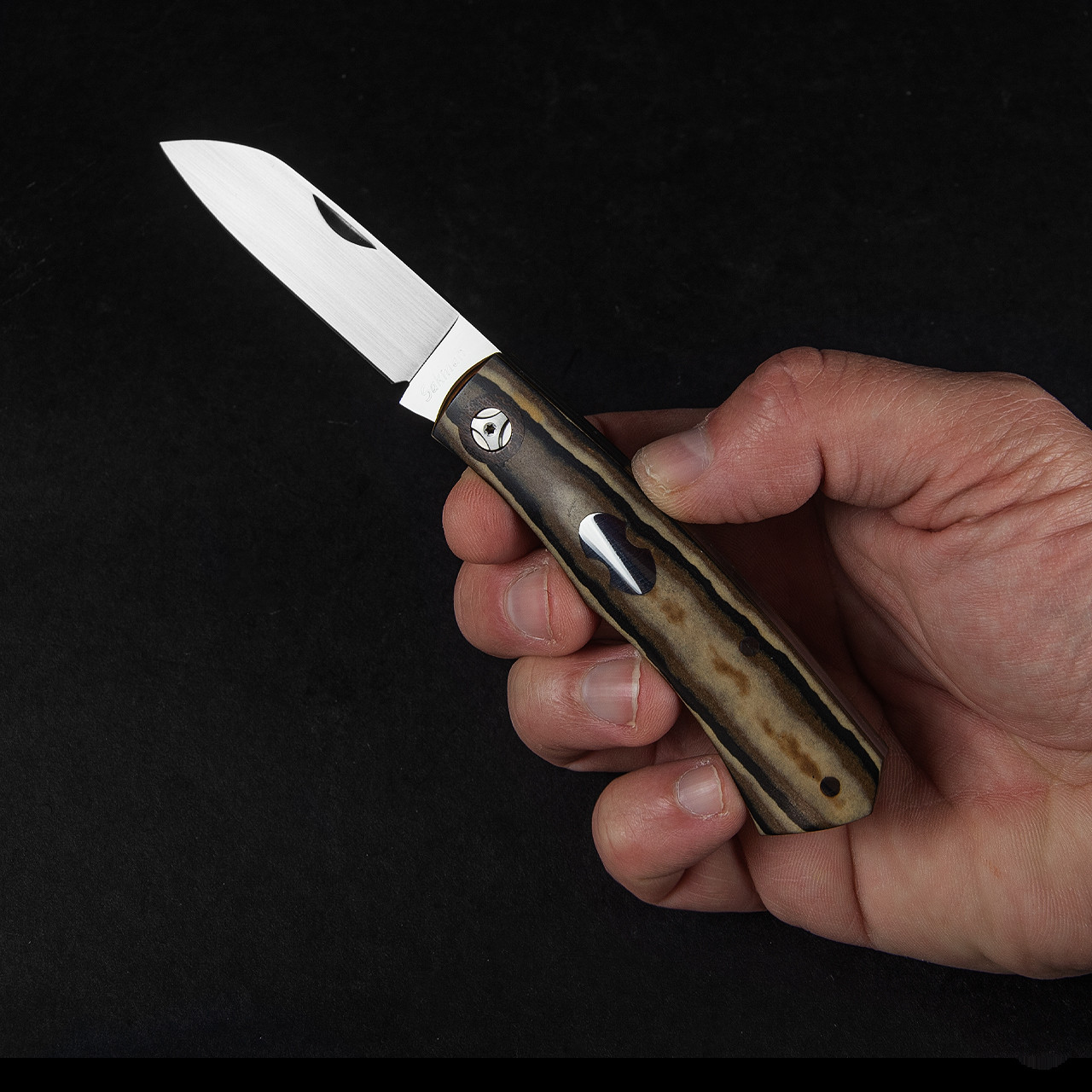 Sakman Rhino Slipjoint Custom Knife | Heinnie Haynes