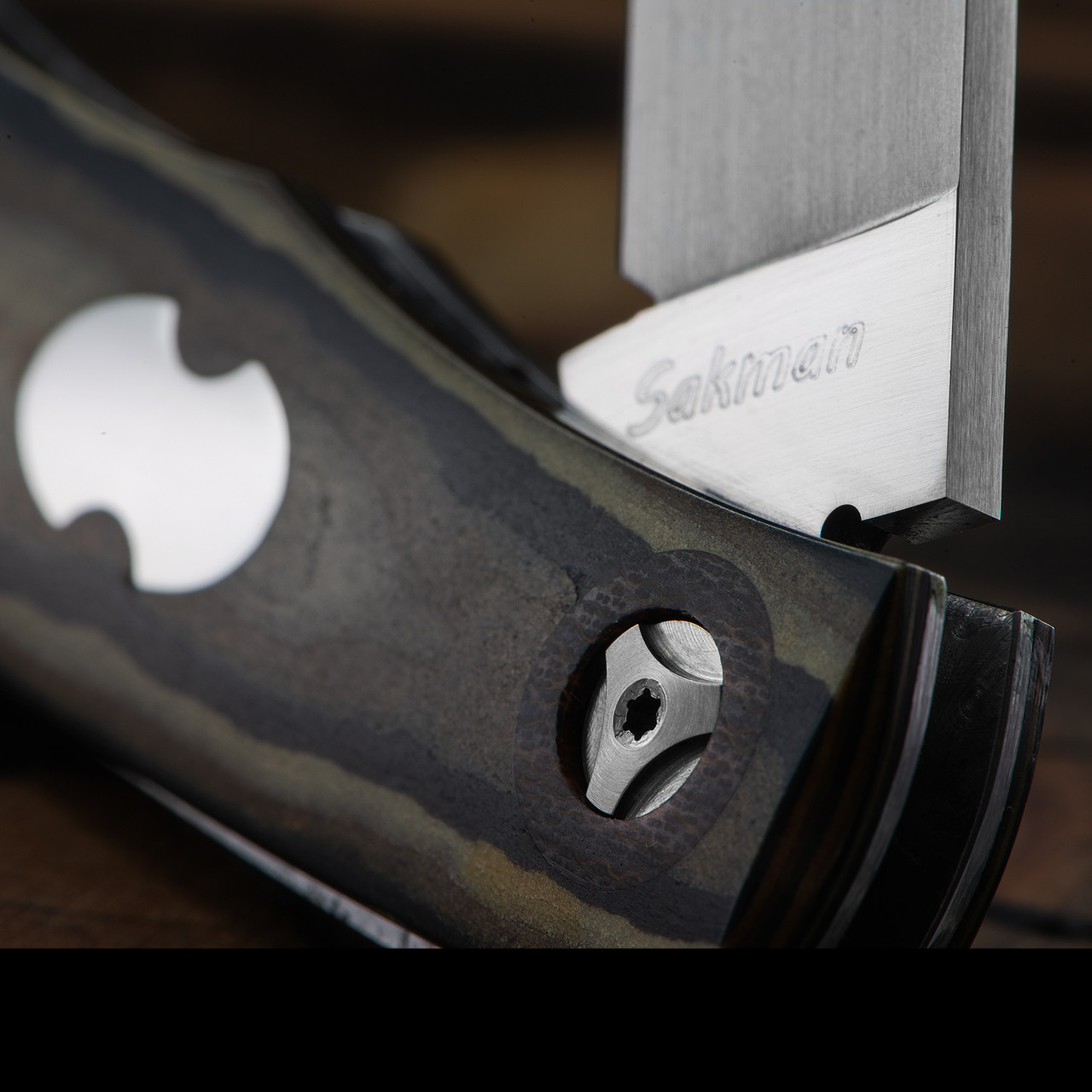 Sakman Rhino Slipjoint Custom Knife | Heinnie Haynes