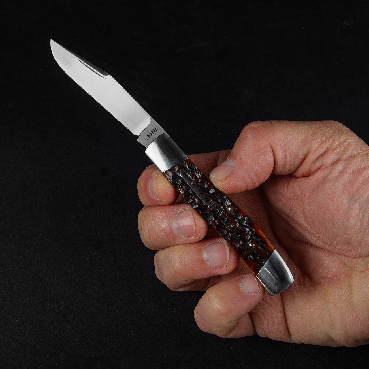 Stan Buzek Texas Jack Amber Jigged Bone | Heinnie Haynes