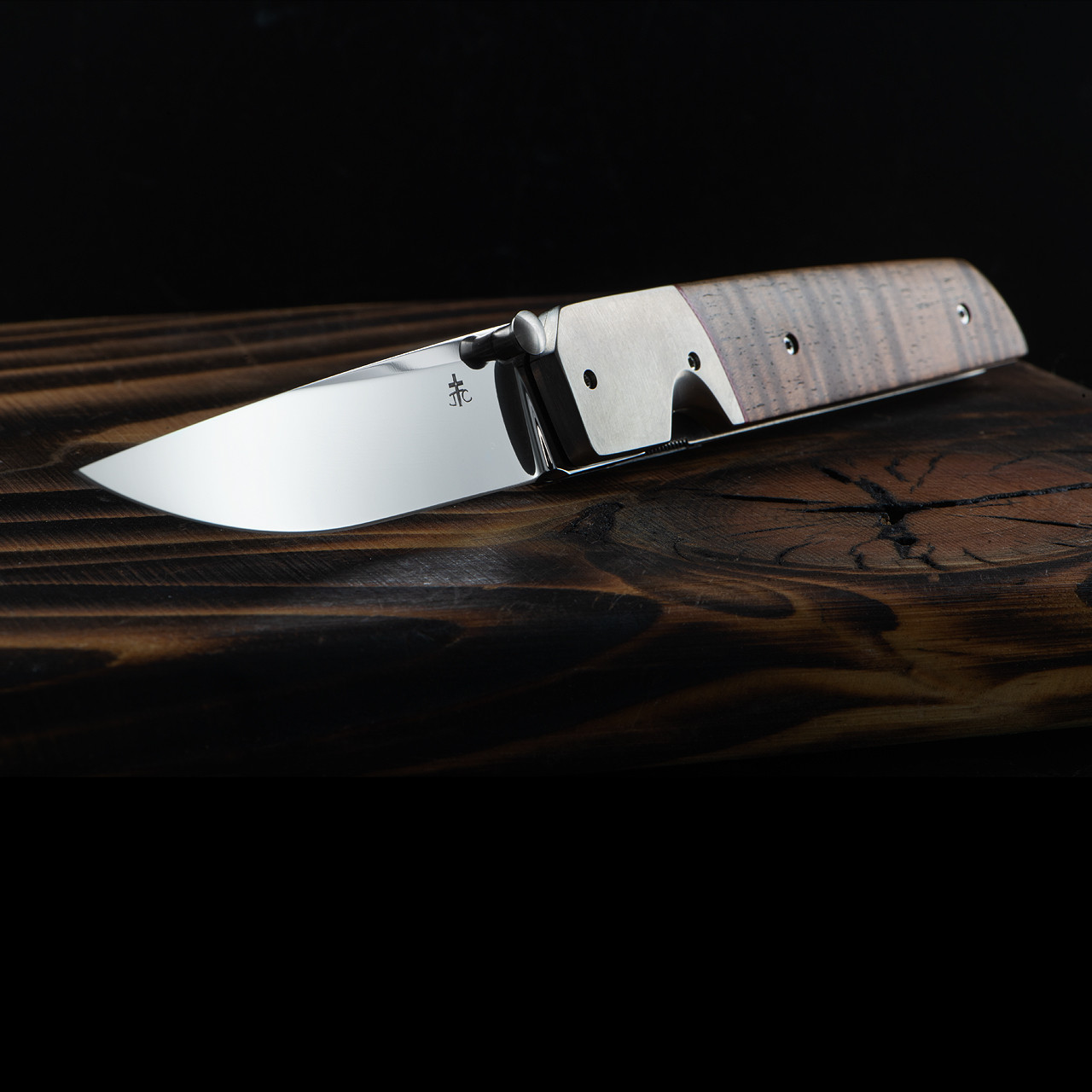 Jason Clark Koa Wood Custom Knife | Heinnie Haynes