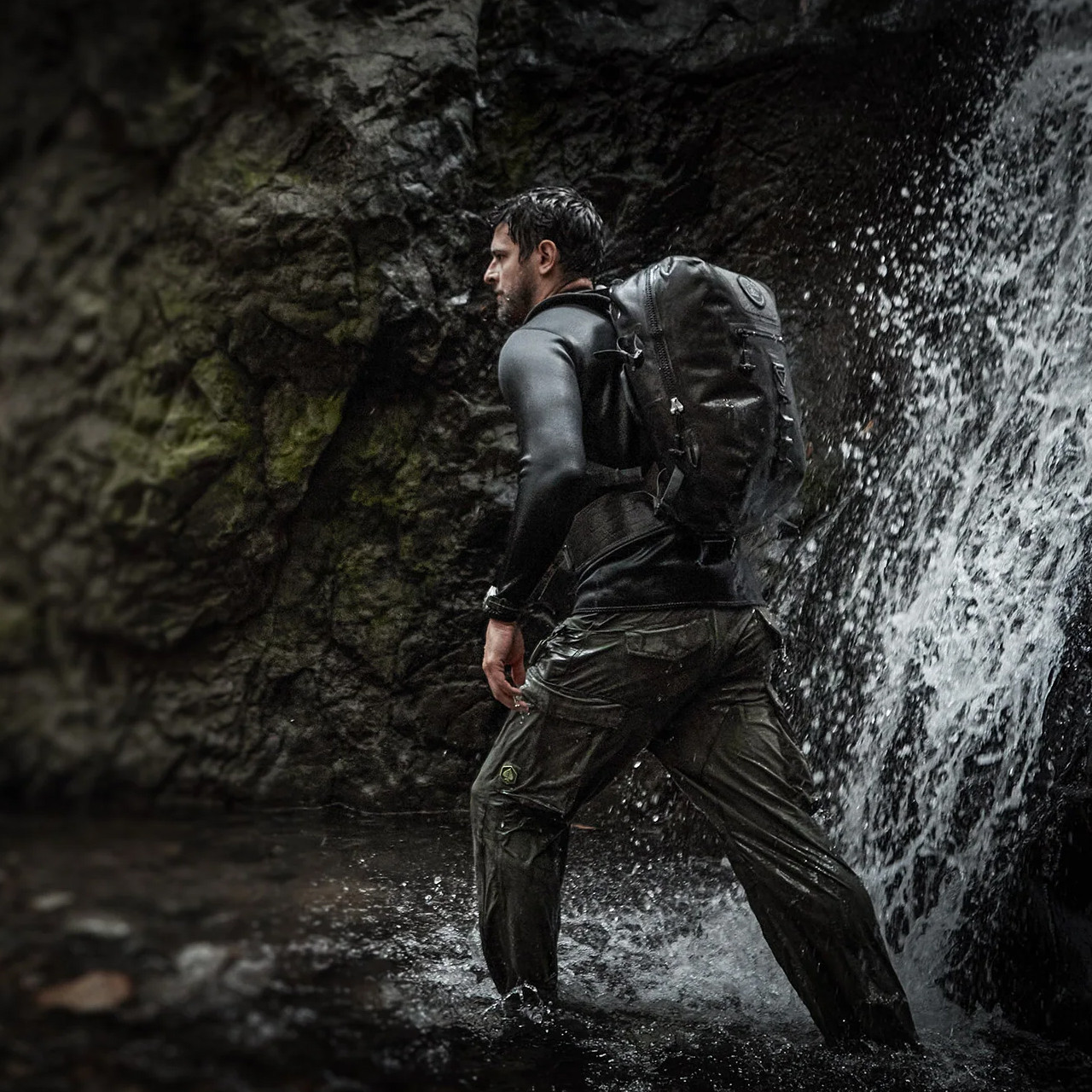PDW Waterman Jacket Maritime Black | Heinnie Haynes