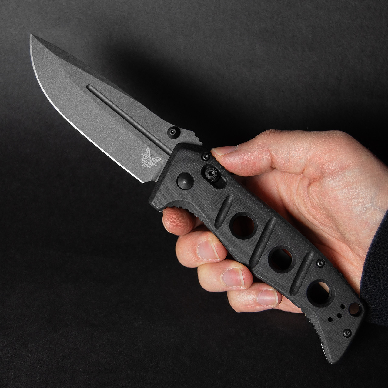 Benchmade 275GY-1 Adamas G10 Folding Knife | Heinnie Haynes
