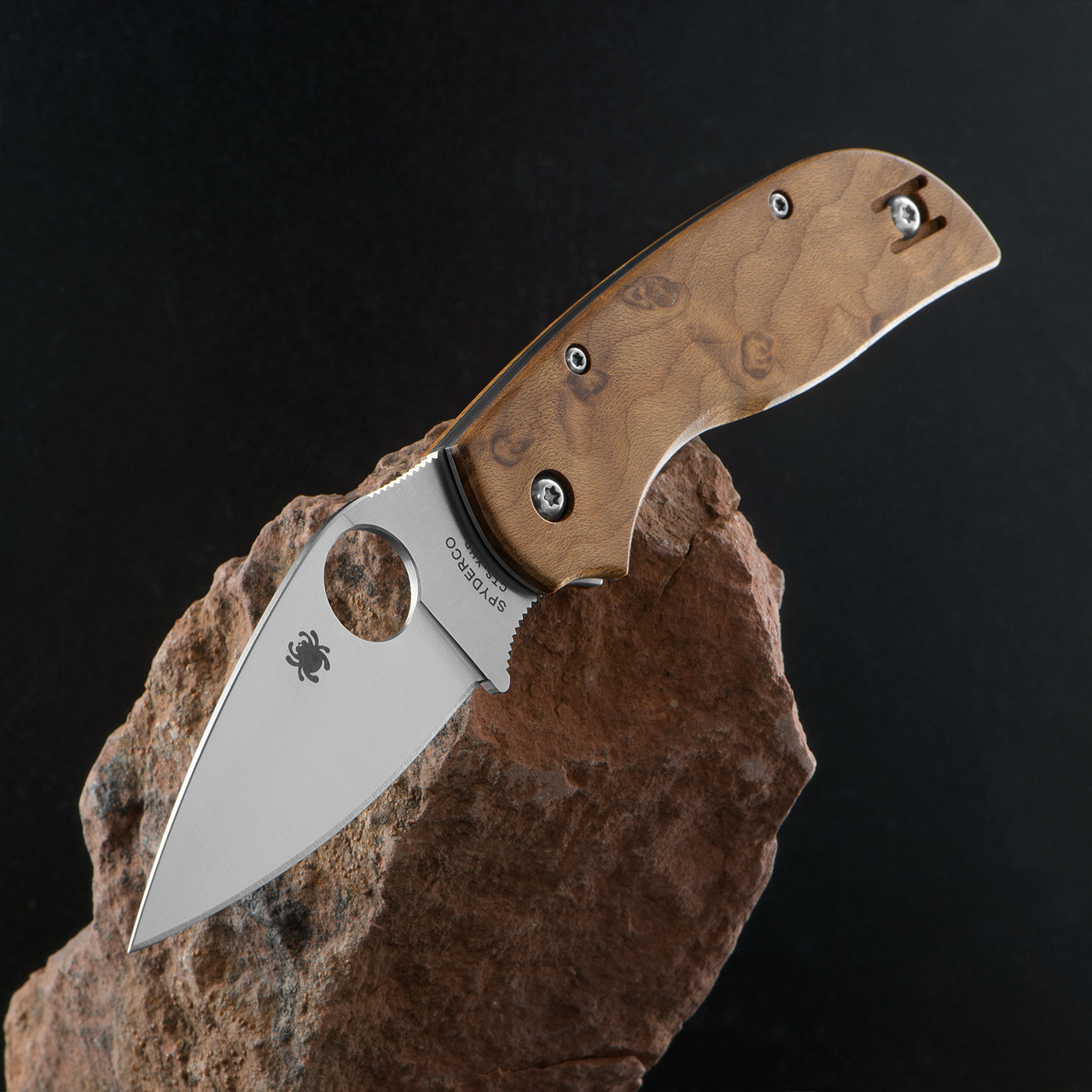 Spyderco Chaparral Birdseye Maple Folding Knife | Spyderco Slipit ...