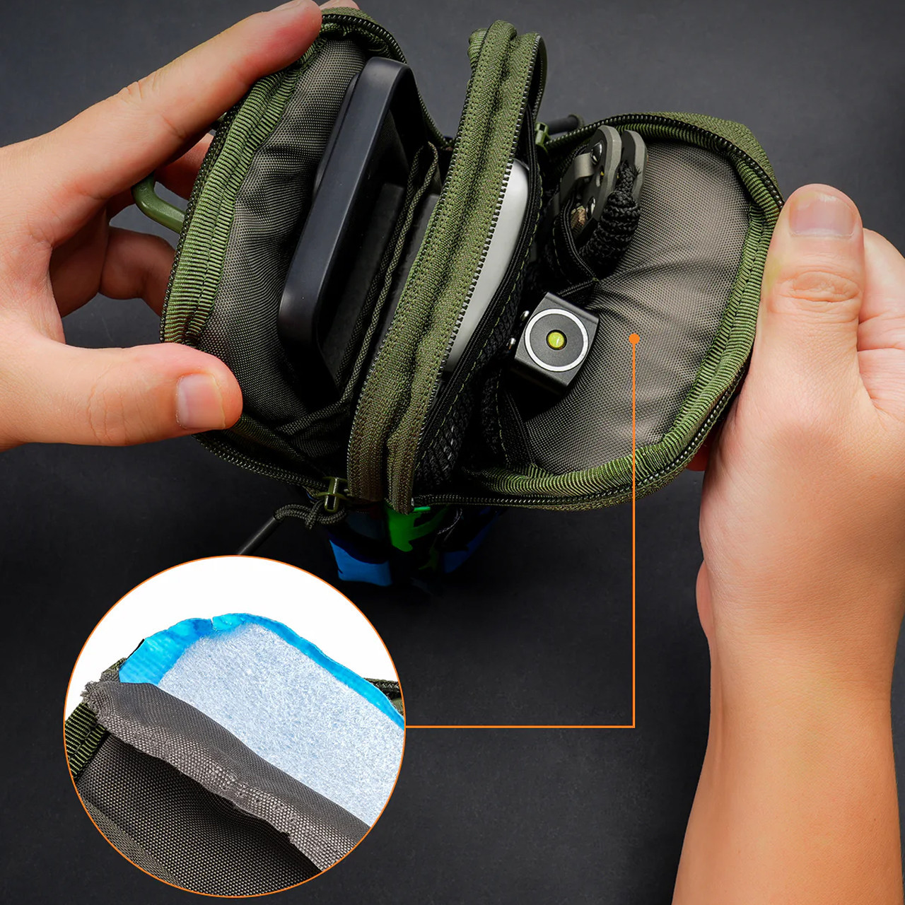 Tactical Geek Block K Pouch Blue Camo | Other