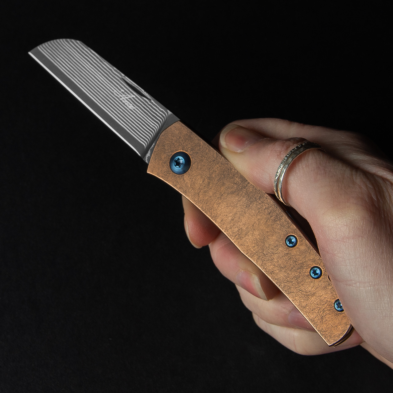 Anso Monte Carlo San Mai x Bronze Custom Knife | Custom Knife