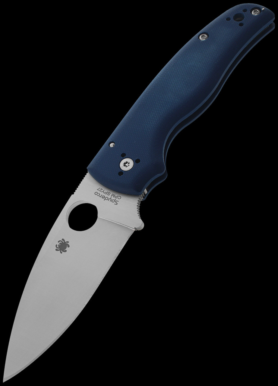 Spyderco Shaman G10 Cobalt | Folding Pocket Knife