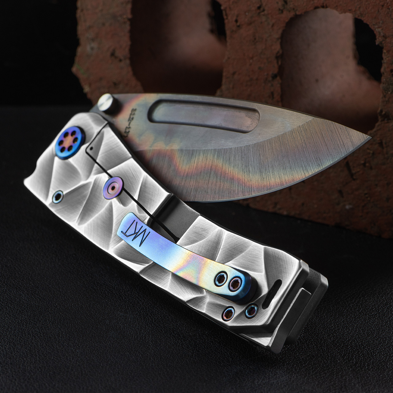Medford H Vulcan Stained Glass Folding Knife - Outdoor Gear, Camping ...