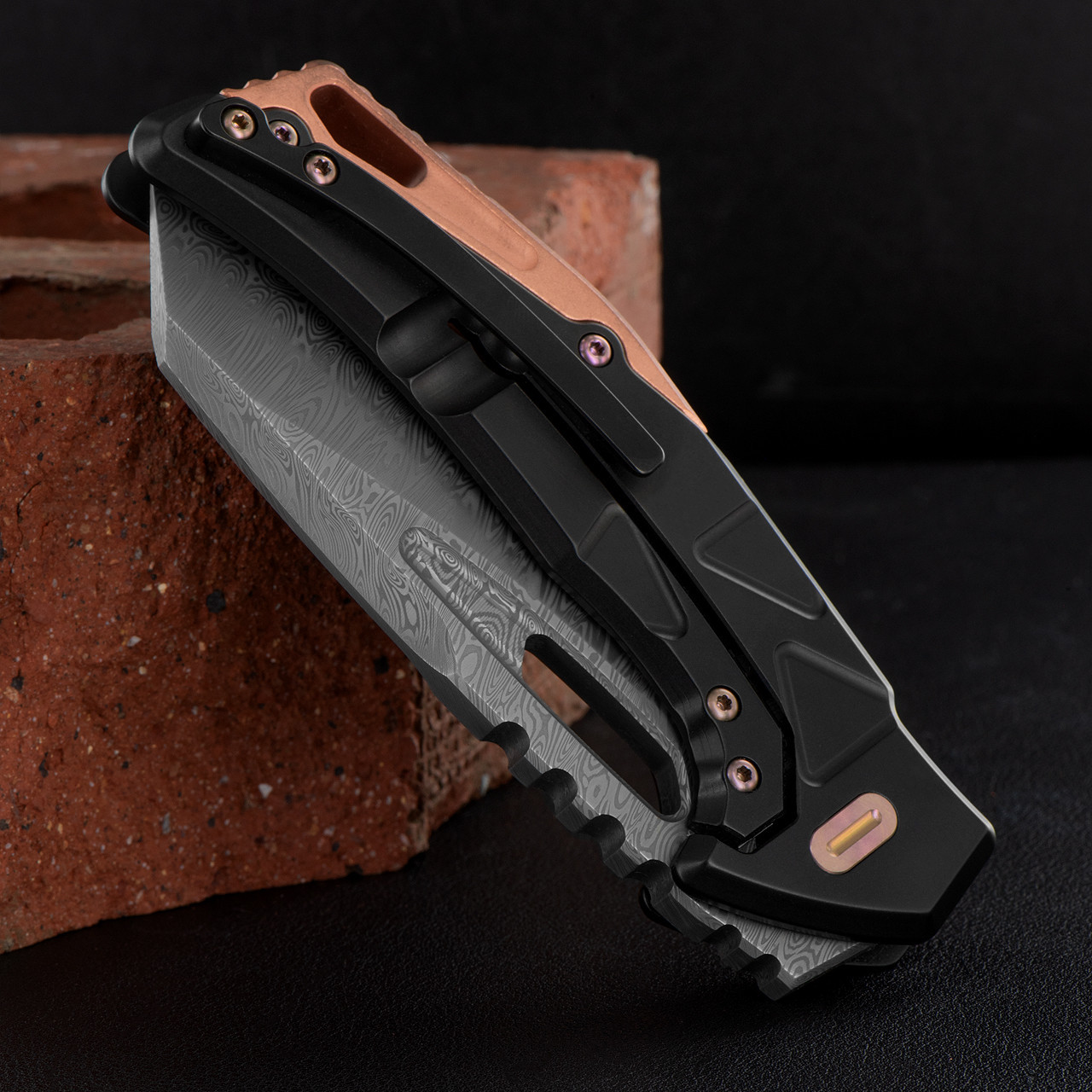 Midgards-Messer Bifur Damast | Folding Pocket Knife