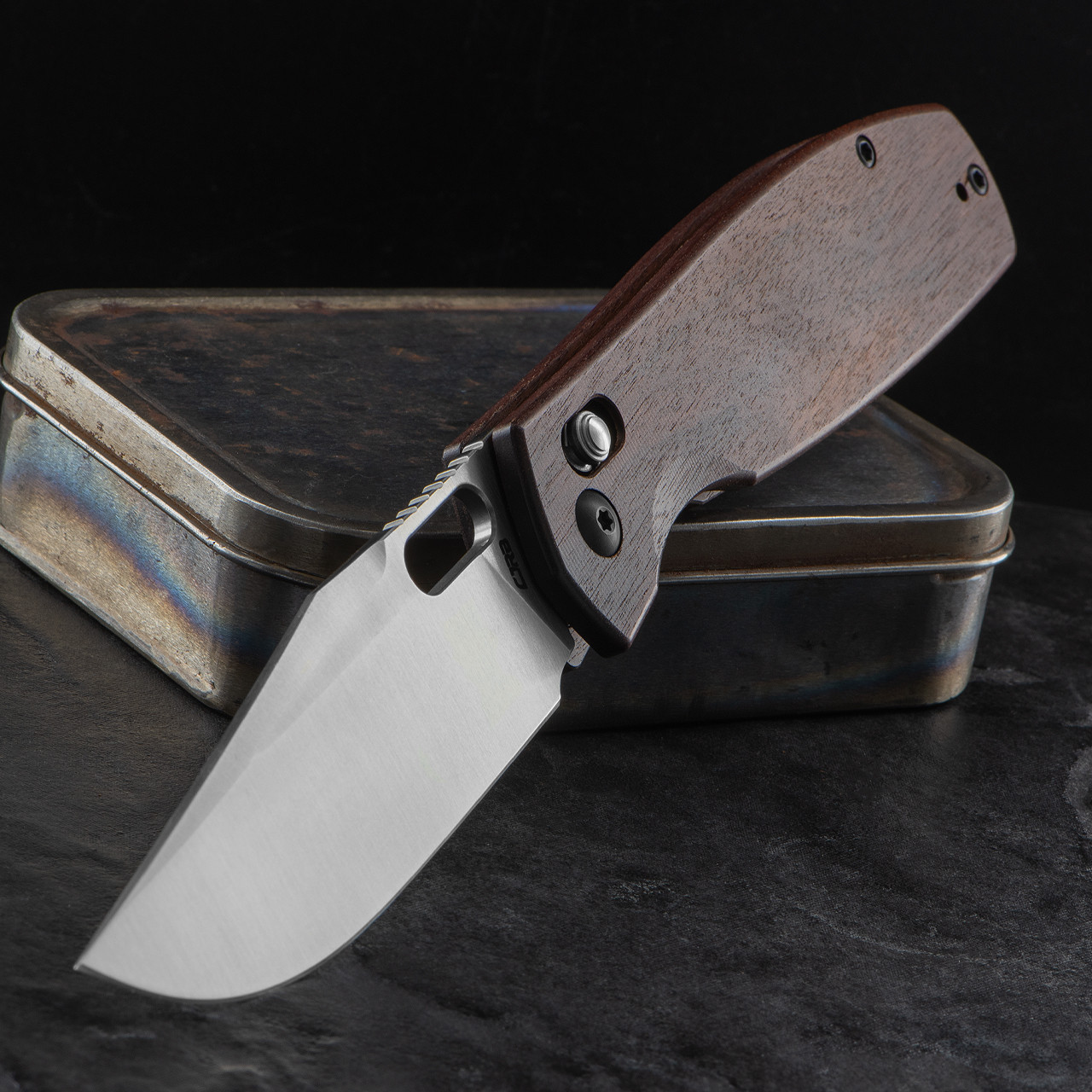 CJRB Prado Ebony Folding Knife | Heinnie Haynes