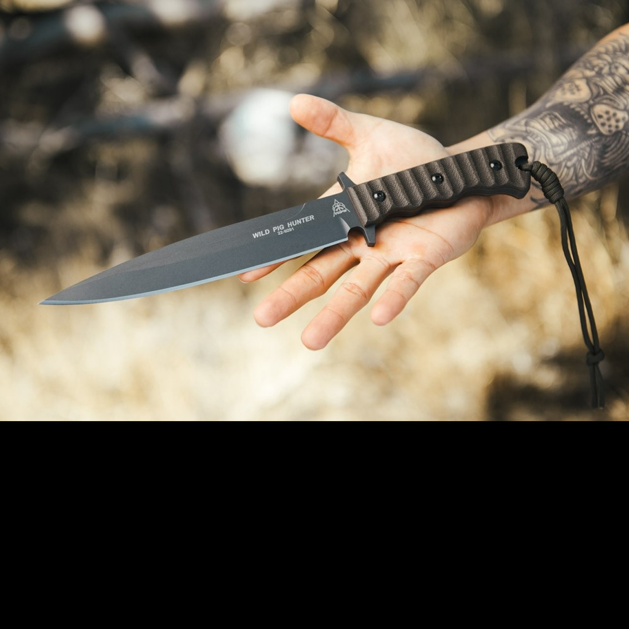 TOPS Wild Pig Hunter Sniper Grey Fixed Blade | Heinnie Haynes