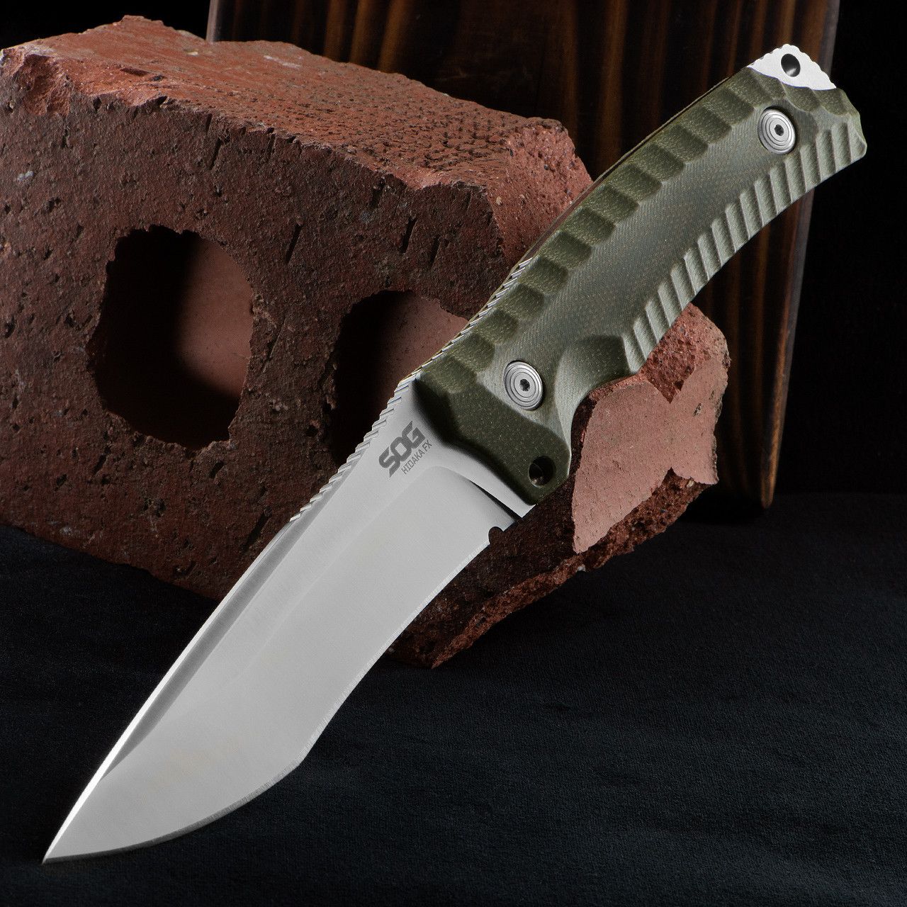 SOG Hidaka FX 3V Green | Fixed Blade
