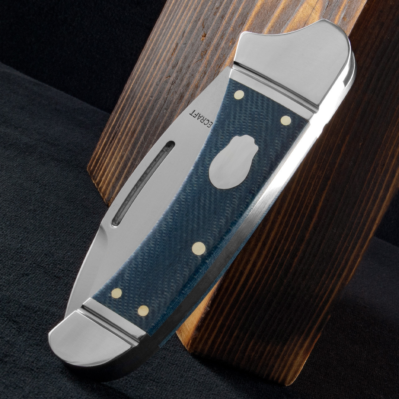Rosecraft Zambezi Blue Micarta | UK Carry Friendly Folding Knife