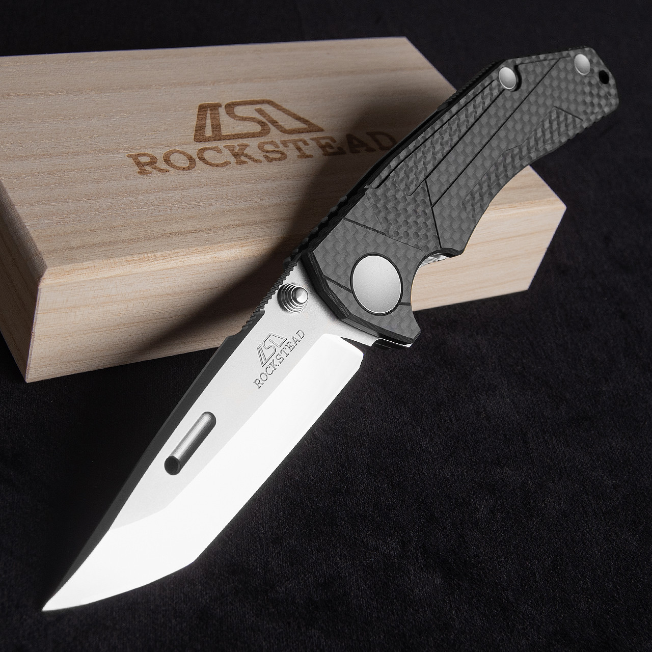 Rockstead Ren ZDP Dark Matter Black Folding Knife