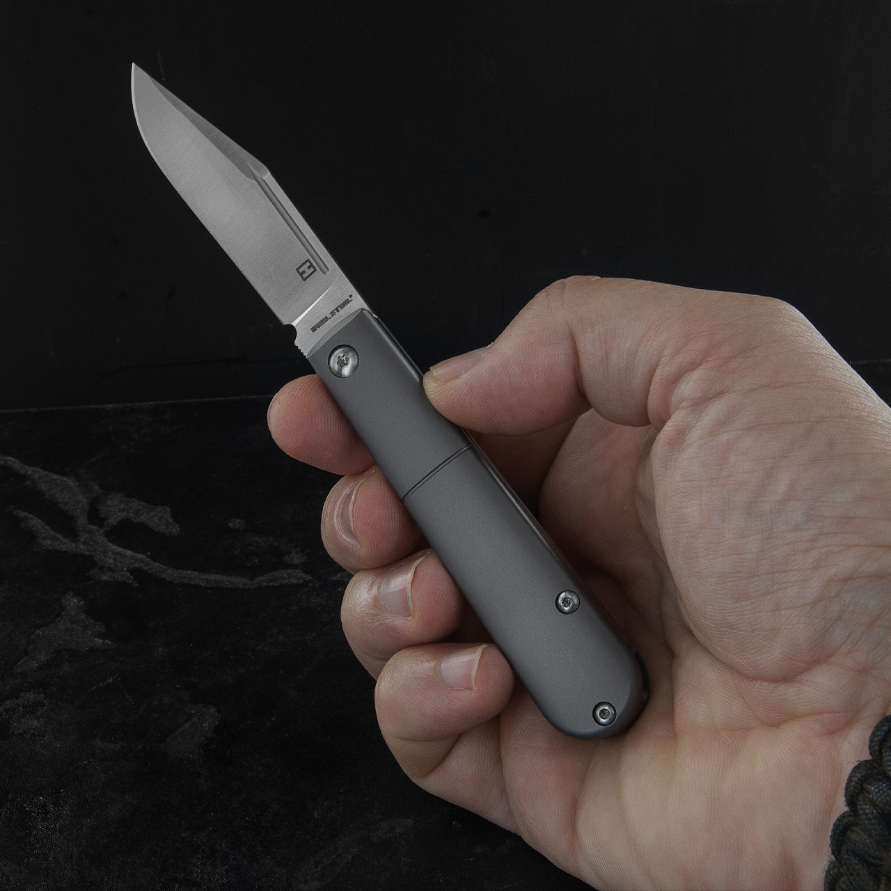 Real Steel Heinnie Haynes® Exclusive Barlow Clip Point Folding Knife
