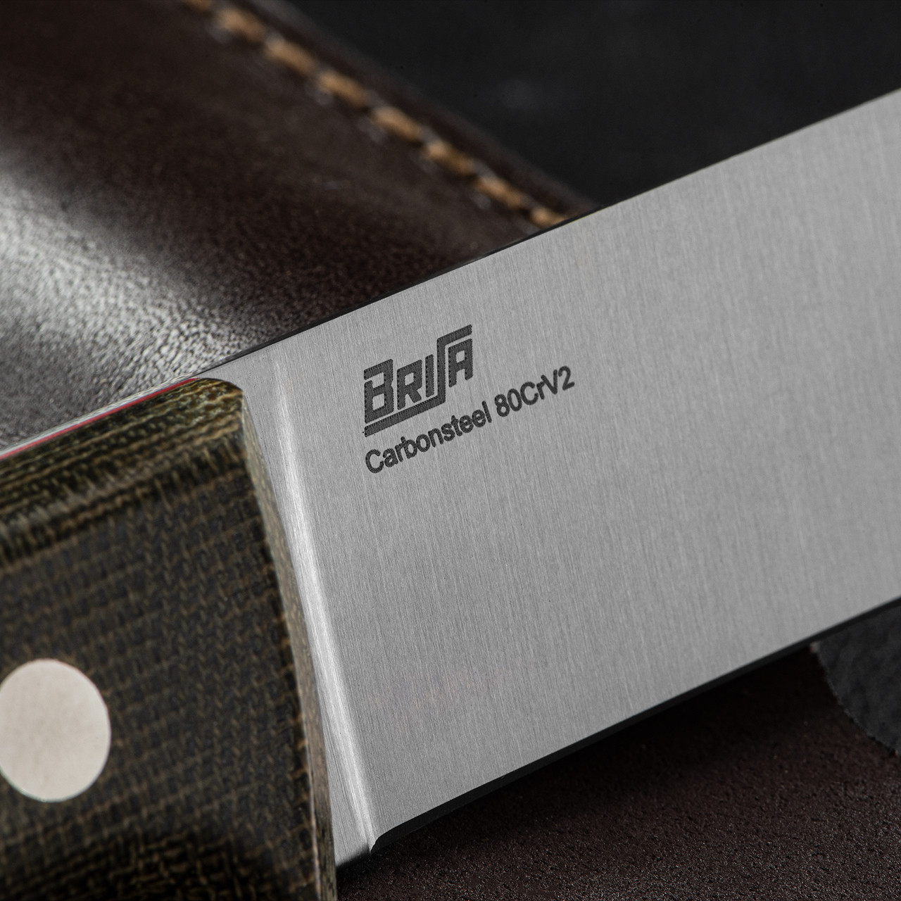 Brisa Kephart 115 Green Micarta Fixed Blade