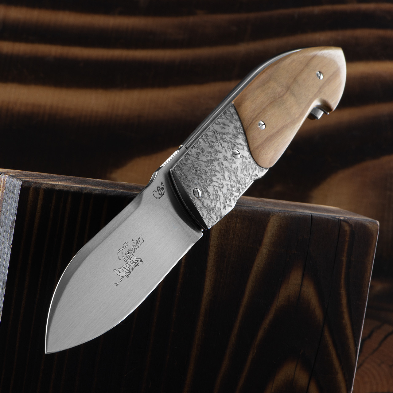 Viper Timeless Olive Titanium Folding Knife | Heinnie Haynes