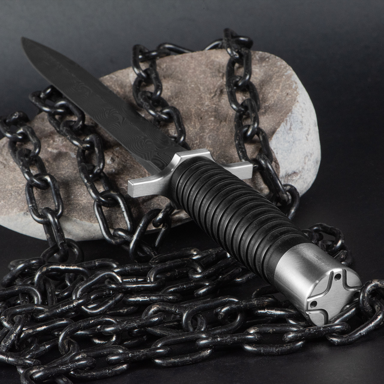 Boker Acht-Acht Flak Damast | Fixed Blade