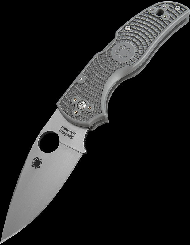 Spyderco Native 5 Lightweight Grey Maxamet Folding Knife