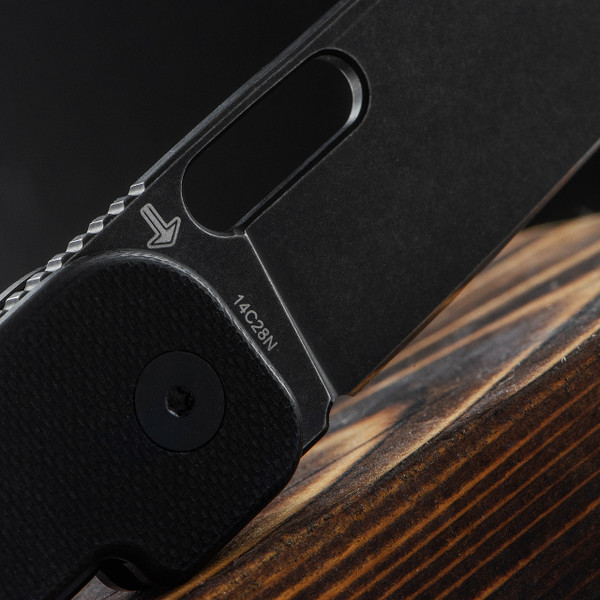 QSP Variant PE Blackwash G10 Folding Knife