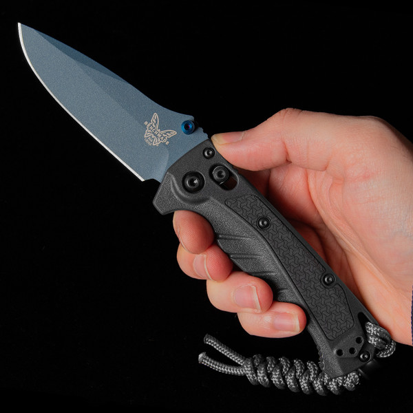 Benchmade Mini Adira 18065BT-01 Grey Grivory | Folding Pocket Knife