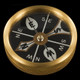 Marbles Large Pocket Compass