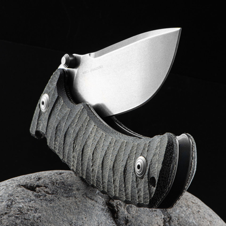 Fox Pro Hunter Micarta Folding Knife