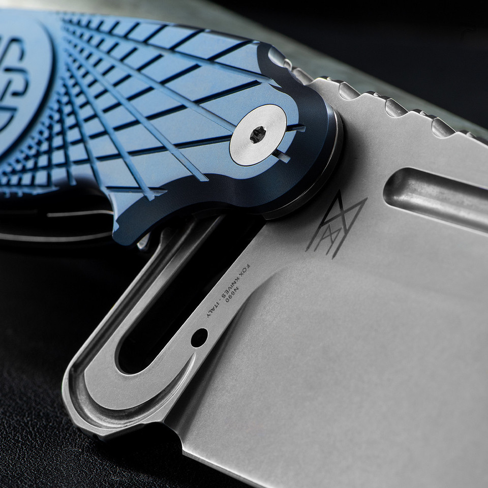 Midgards Sliding Knife Titanium | Folding Pocket Knife