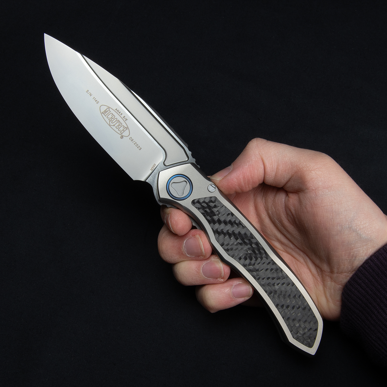 Microtech Anax Bb Ti Folding Knife Heinnie Haynes
