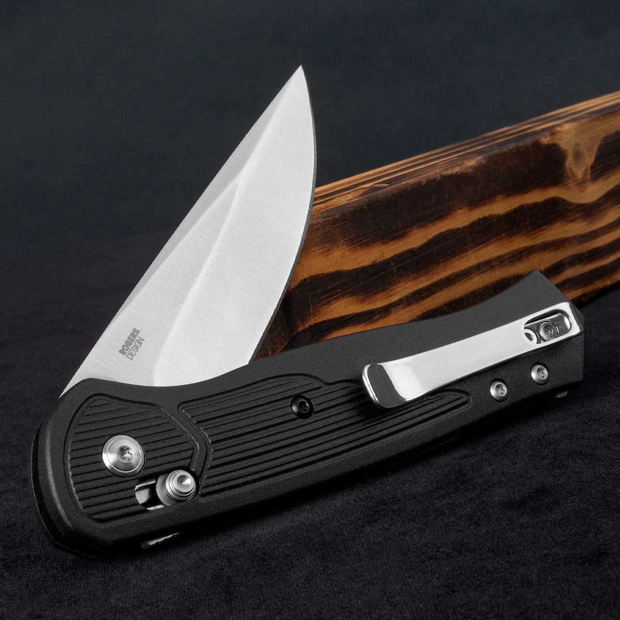 CRKT Sero Black Satin | Folding Pocket Knife