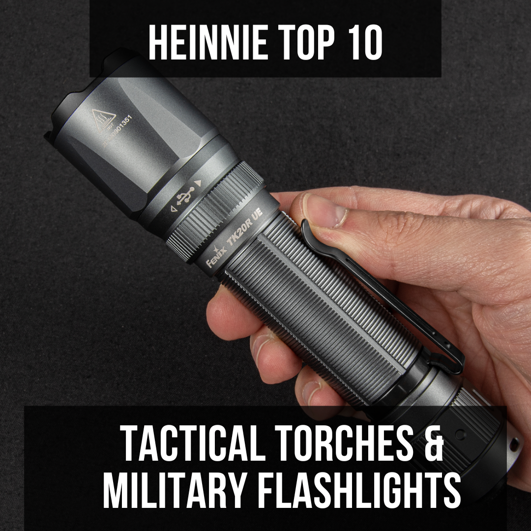 Heinnie Top 10 - Tactical Torches and Military Flashlights - Heinnie Haynes