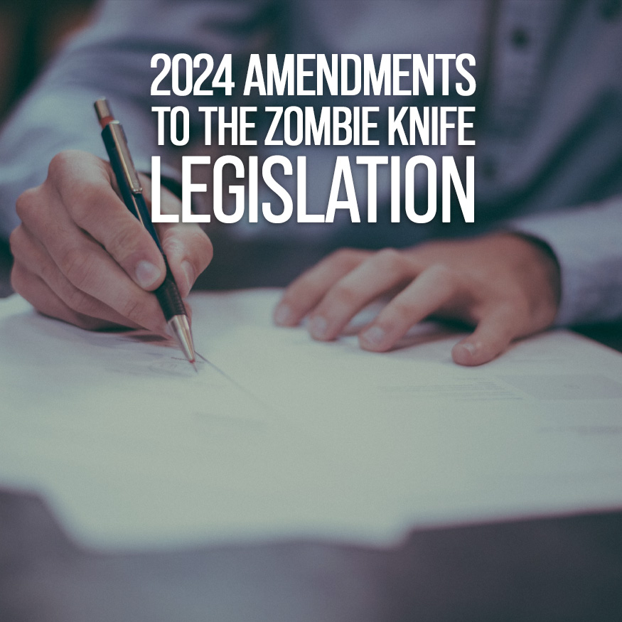 2024 Amendments to the Zombie Knife Legislation - Heinnie Haynes